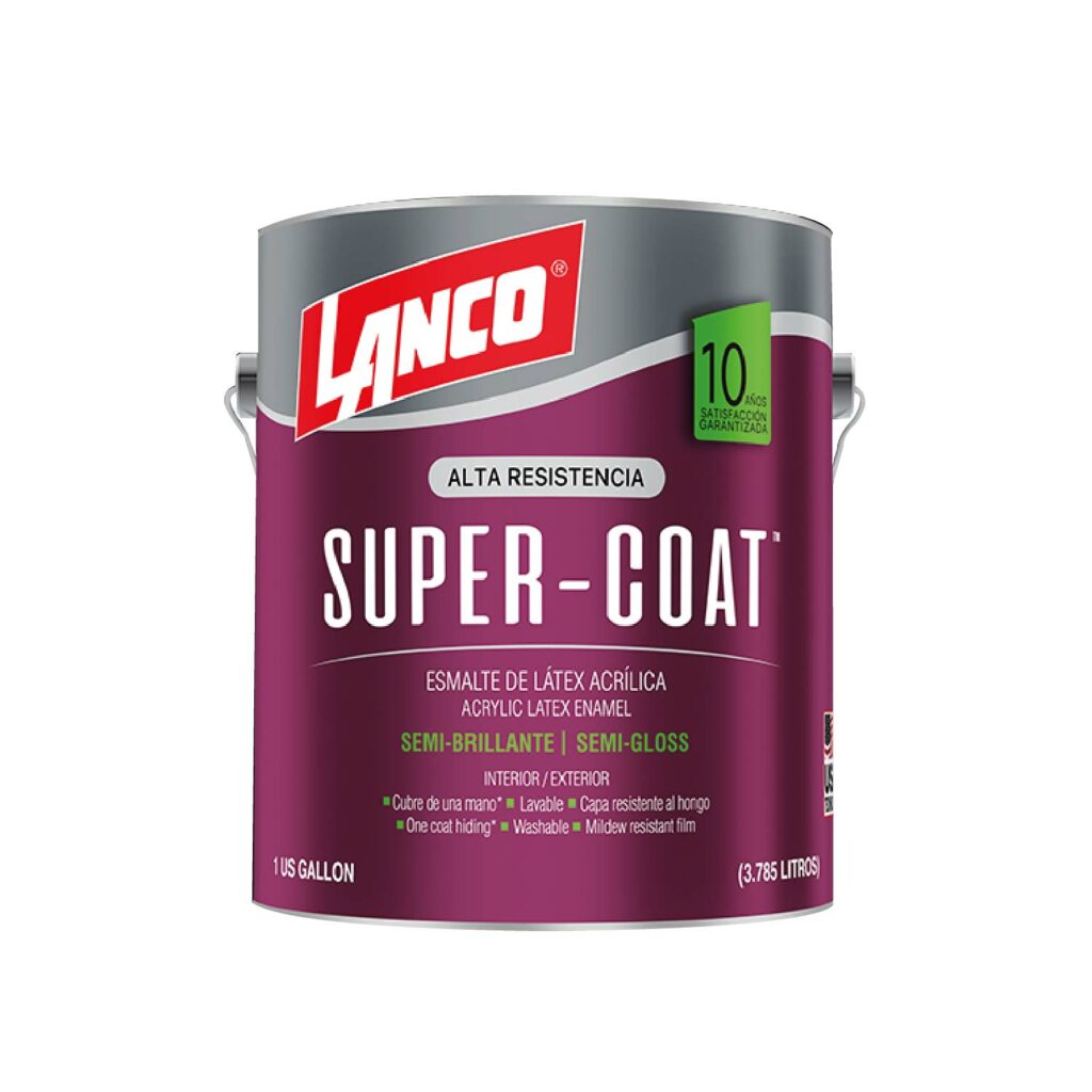 Lanco Super-Coat Accent 1 Gal – Casa de Materiales S.A